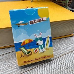 Skechers | Games | Sketchers Playing Cards Manhattan Beach Cali Dog On ...